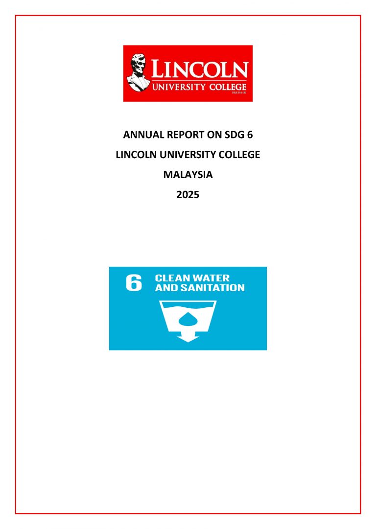 Annual Report SDG 6 – Top Private University Degree College In Malaysia